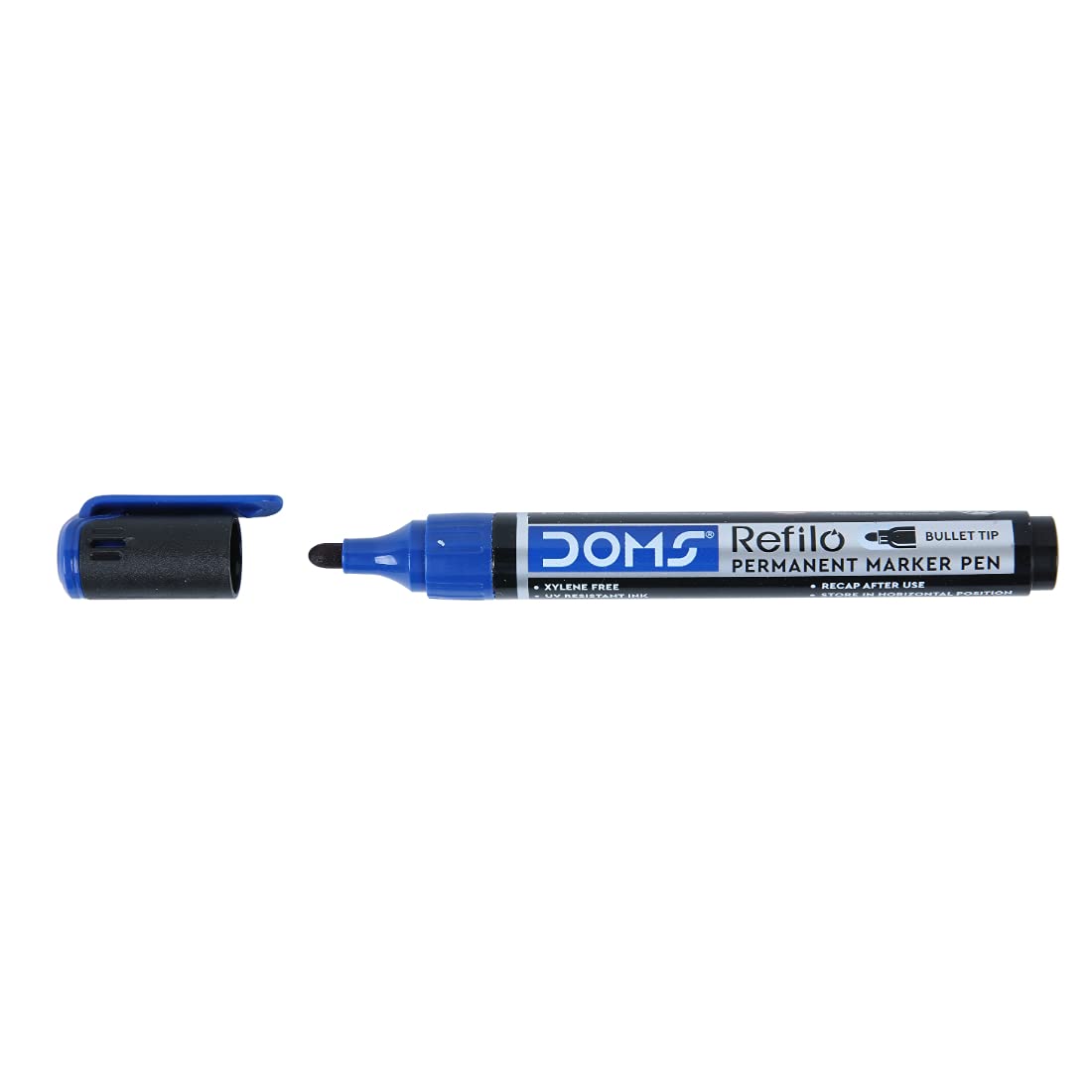 Doms Refilo Non-Toxic Hi-Tech Refillable Permanent Marker Pen (Pack of ...