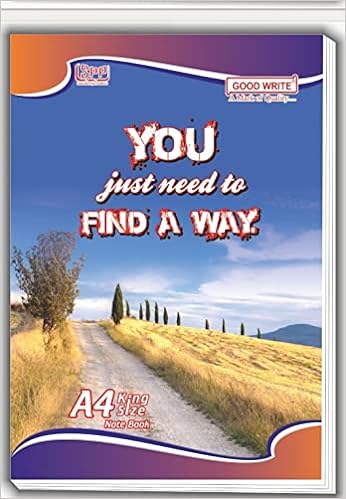 Good Write A4 King Size Register - Single Line| Soft Cover| 408 Pages ...