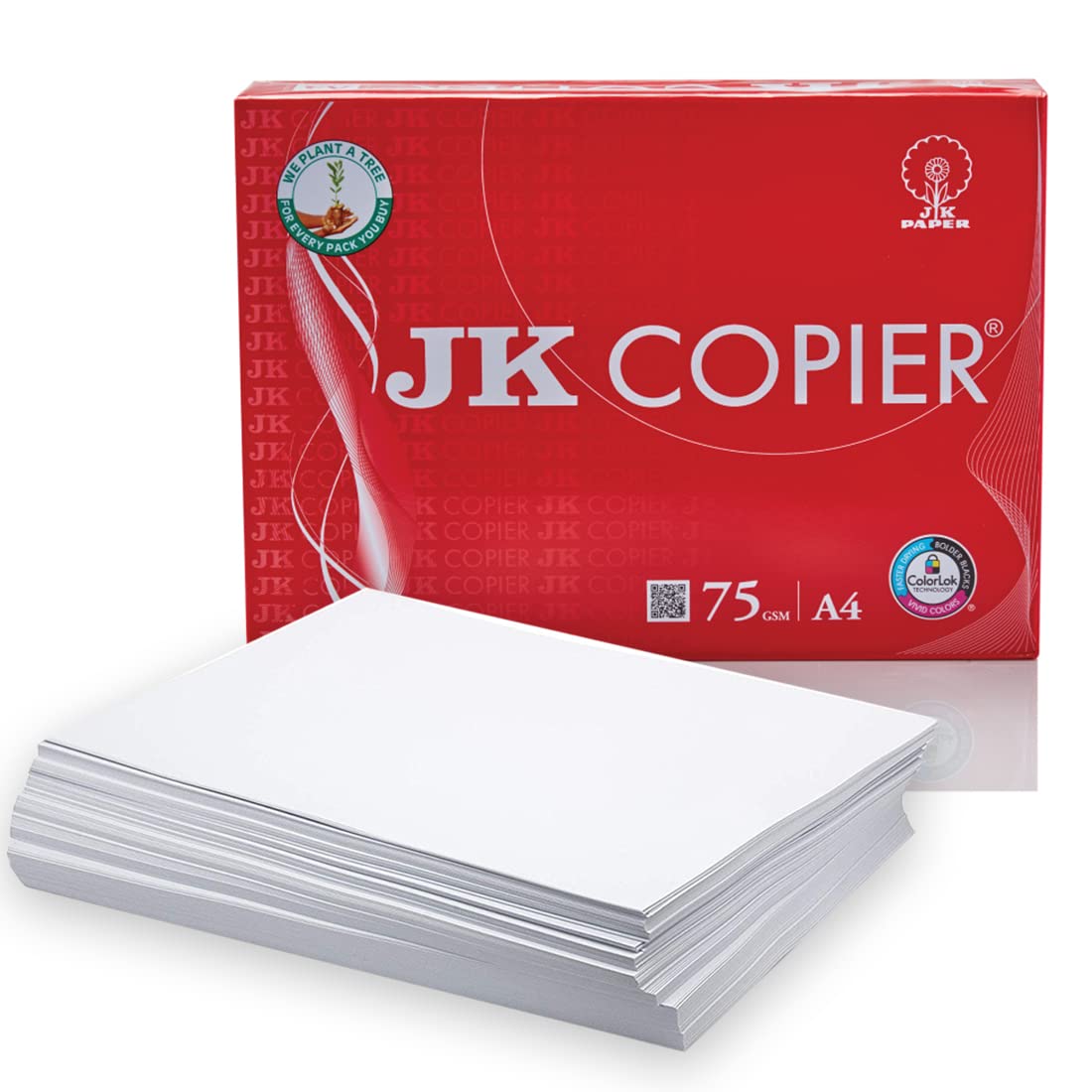 JK A4 Paper 75 GSM 500 Sheets Pack Of 2 Ream Buy Online JK A4 Paper 75 GSM 500 Sheets Pack Of 2 Ream Buy Online