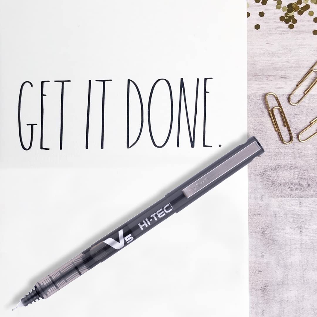 Pilot Hi-Tecpoint V5 0.5mm Extra Fine Point Pure Liquid Ink Pack Of 3 ...