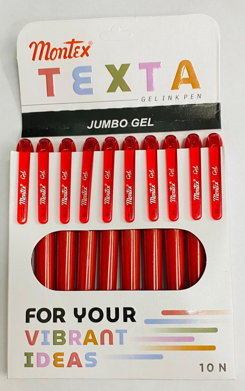 Montex Testa Jumbo Gel Red (Pack of 20) Buy Online