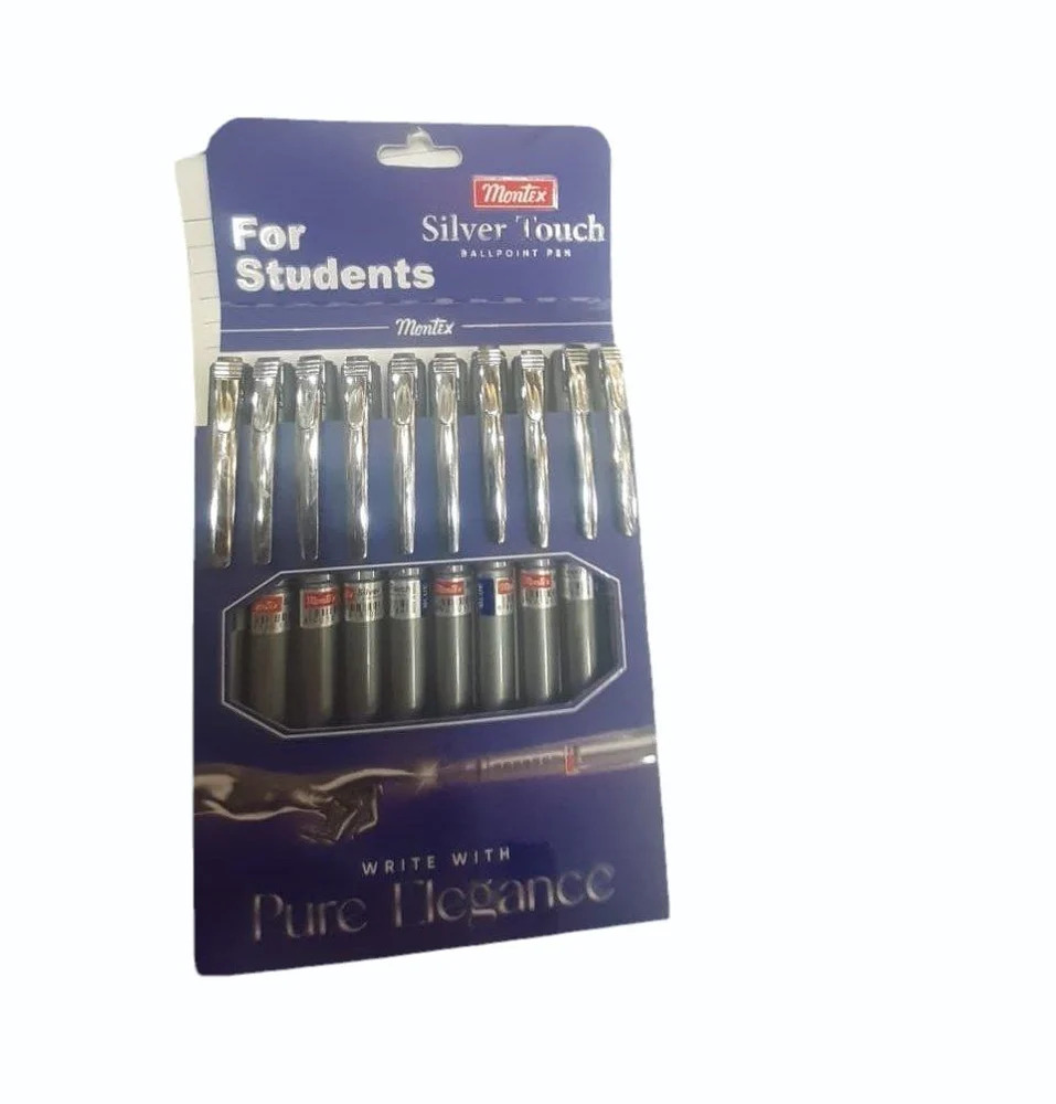 Montex Silver Touch Ball Point Pen (Pack of 10) Buy Online