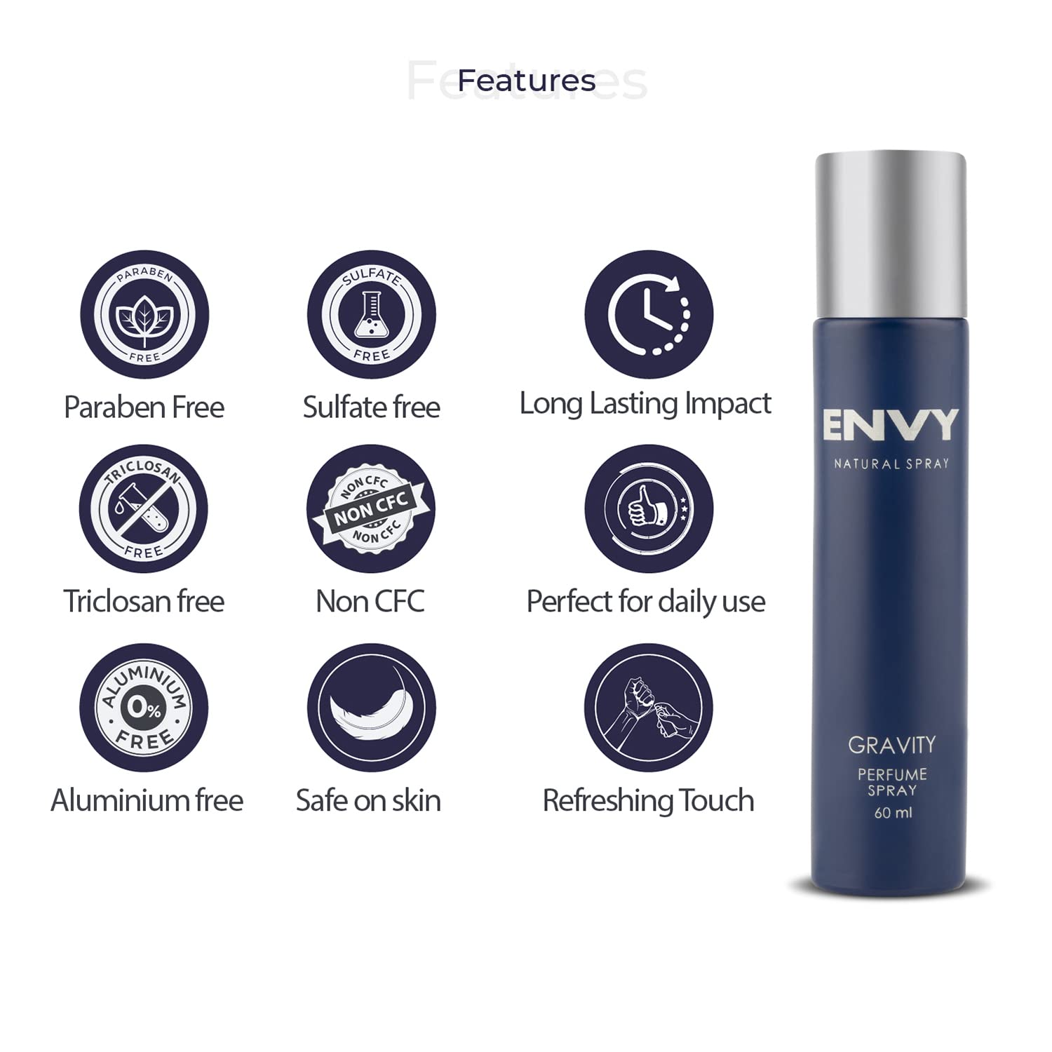 ENVY Gravity Perfume - 60ML | Long Lasting Perfume for Men Buy Online